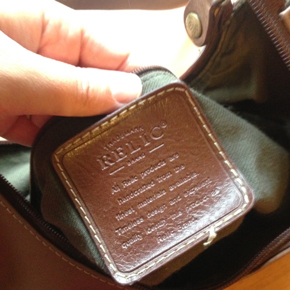 Relic | Bags | Relic Dark Brown Leather Shoulder Bag | Poshmark